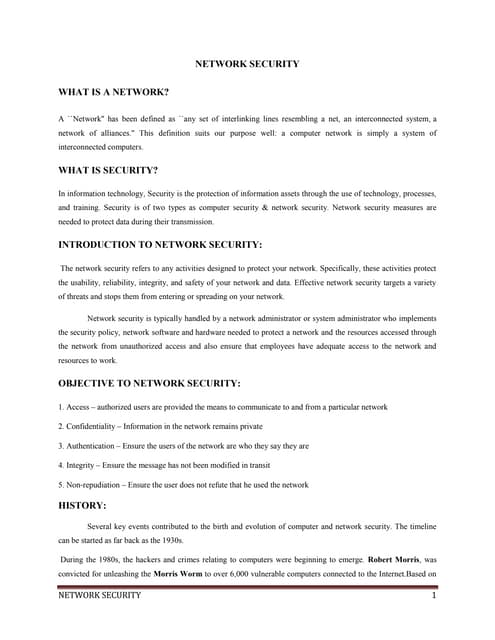 Network Security ppt | PPTX