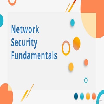 Network Security Fundamentals(01) chapter | PPTX