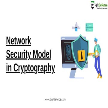 Network Security Model in Cryptography presentation | PDF