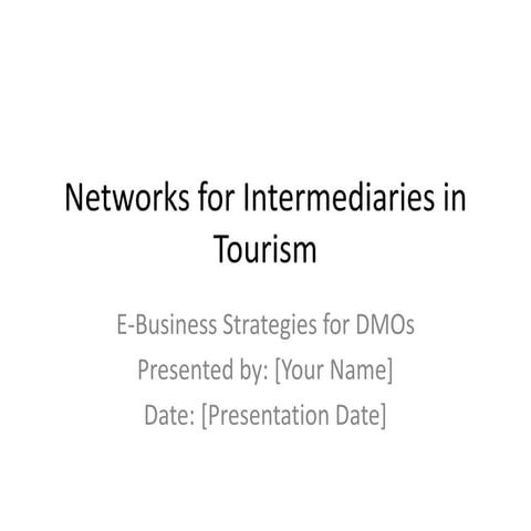 Networks_for_Intermediaries_in_Tourism.pptx
