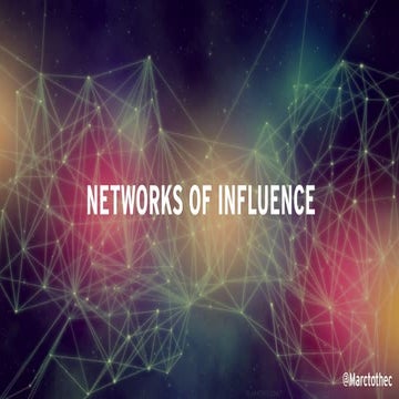 Networks of influence - Social Media Week (NYC), 2015 | PDF