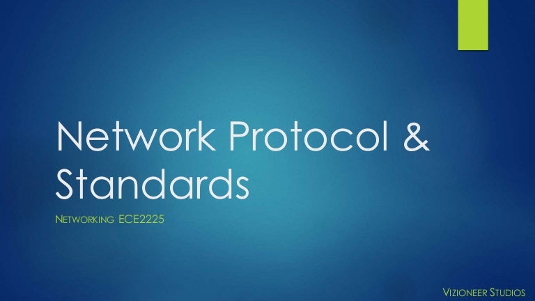Network Standards Protocols network-standards-protocols