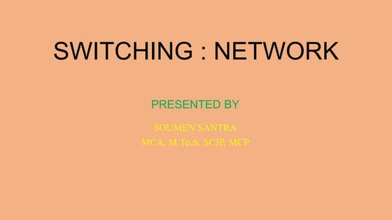 Circuit switching | DOCX