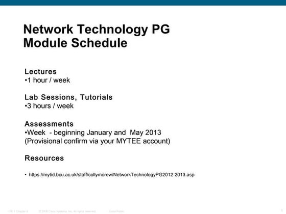 Itn6 instructor materials_chapter3 | PPTX