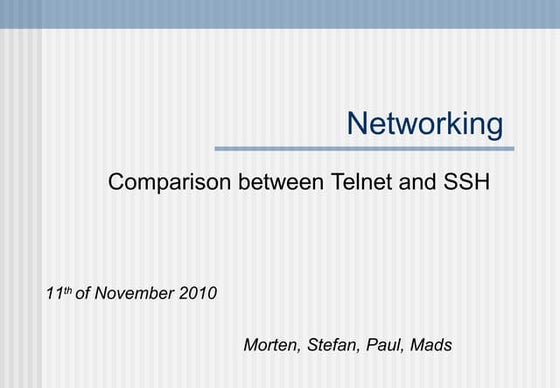 Understanding Telnet | PPT