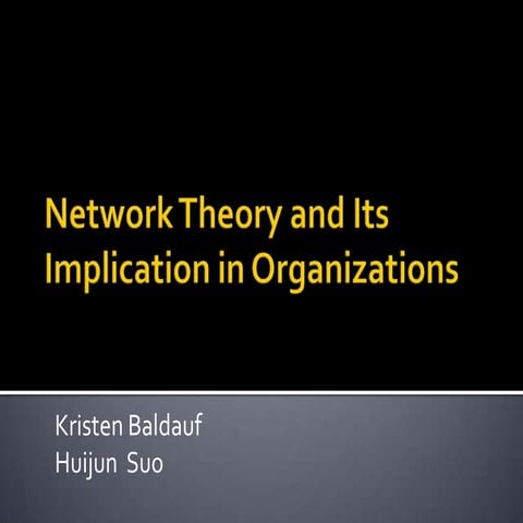 Network Theory | PPTX