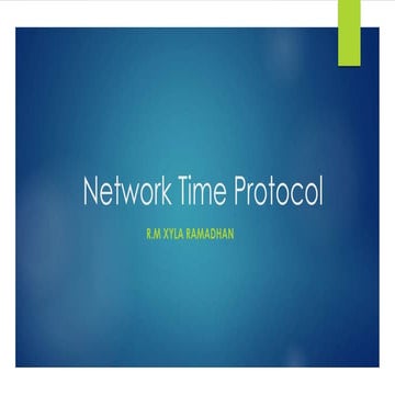 Network time protocol | PPTX