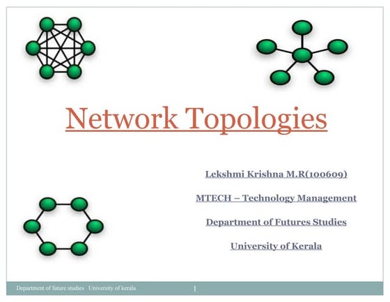Presentation on network topology | PPTX | Computer Networking | Computing