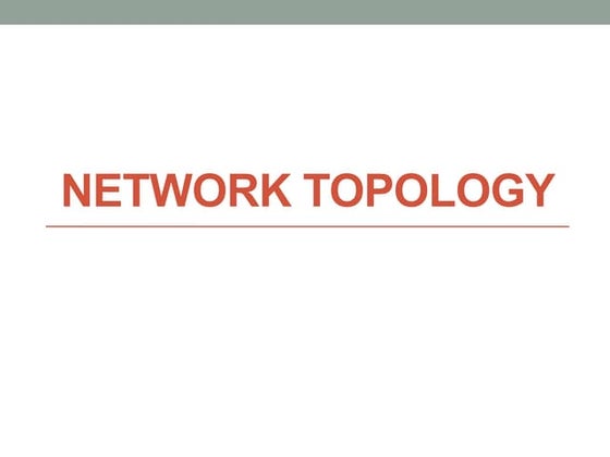 Computer network topology | PDF