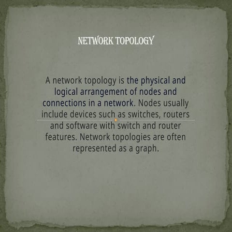 network topology dywdgwdwuegdwedgwuegdwuiedguwegdiwg | PPT