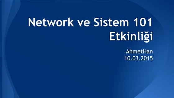 Tablo oluşturma | PPT