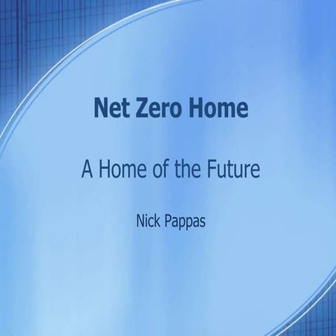 Net Zero Home | PPTX