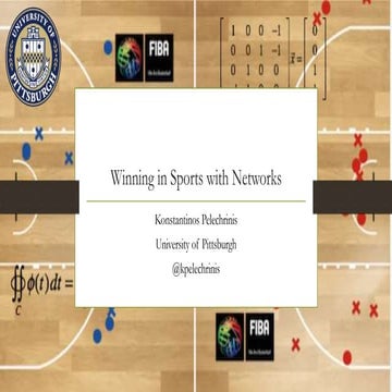 Winning in Sports with Networks | PPT