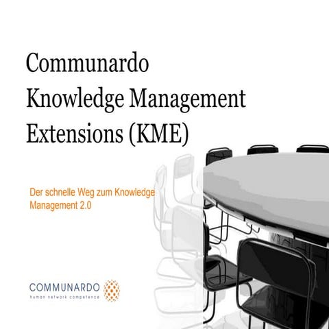 Knowledge Management Extensions (KME) | PPTX | Computing | Technology ...