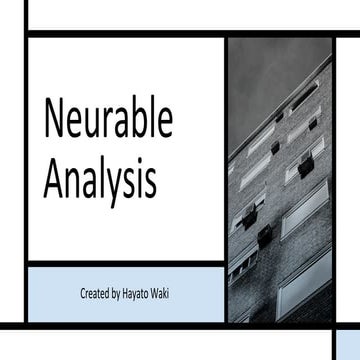 Neurable Analysis | PPT