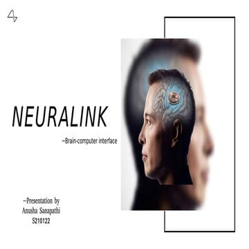 Neuralink technology which was about the inserting chips in brain | PDF