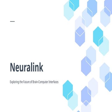 Neuralink the next technology .pptx