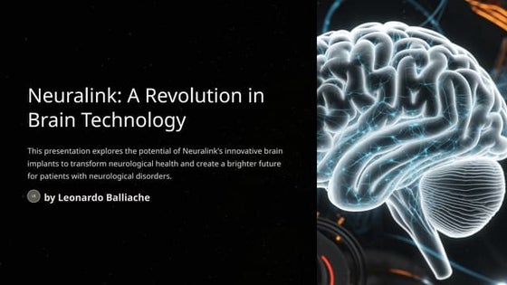 Neuralink the next technology .pptx