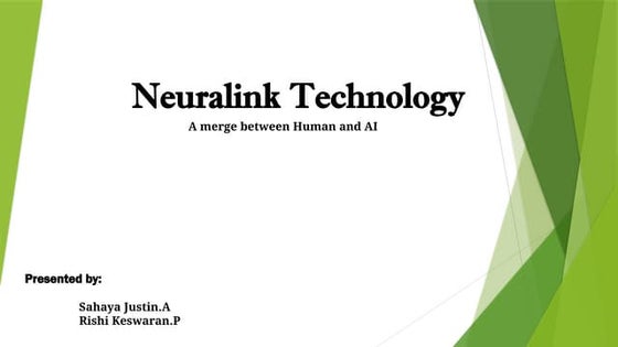 Neuralink technical seminar | PPTX | Brain and Nervous System Disorders | Diseases and Conditions