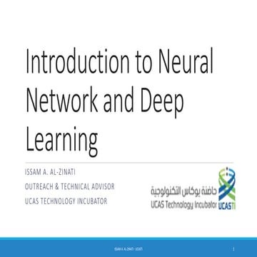Neural network and deep learning Devfest17 | PPT