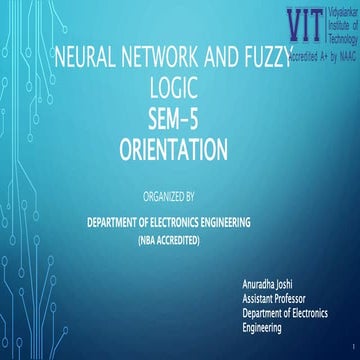 Neural Network And Fuzzy Logic Induction Orientation Pptx