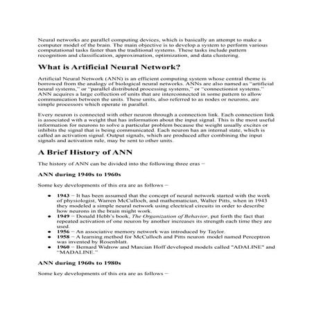 Neural Networks Are Parallel Computing Devicesdocxpdf Computer Networking Computing