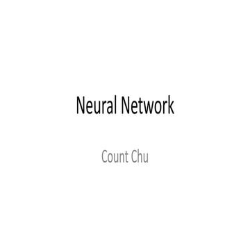 Neural Network with Python & TensorFlow | PPT