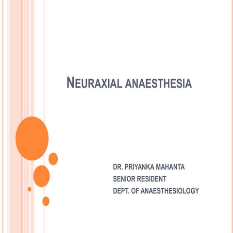 Anatomy of epidural space | PPTX