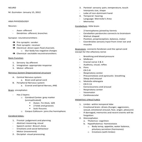 Neuro Nursing | PDF