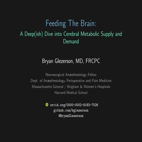 Neuroanaesthesia Home School | PDF