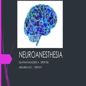 NEUROANESTHESIA in neuroscience and .pptx