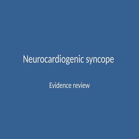 Neurocardiogenic syncope BY DR SHAJUDEEN.pptx