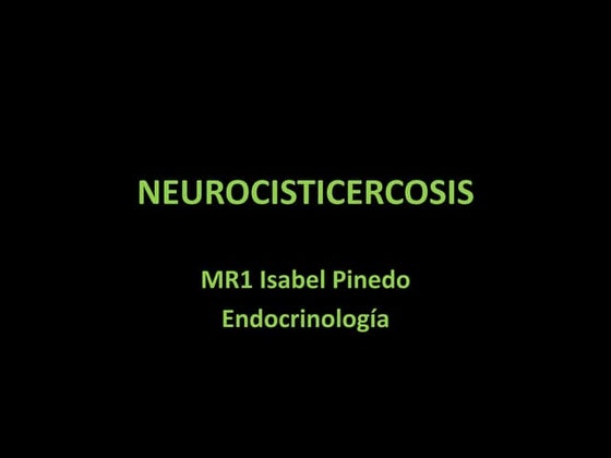 Neurocisticercosis | PPT