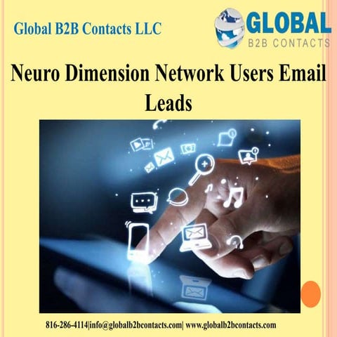 Neuro dimension network users email leads | PPTX