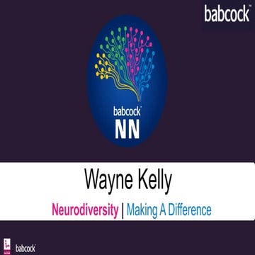 Neurodiversity presentation wayne kelly | PDF