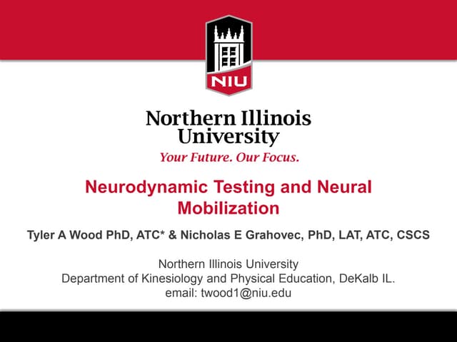 Neural tissue mobilization | PPTX