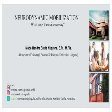 Neurodynamic Mobilization - What does the evidence say.pptx