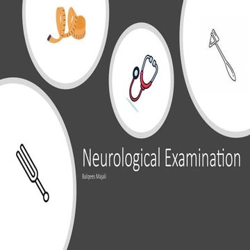 neuro exam BM.pptx, neurological examination in children | PPT