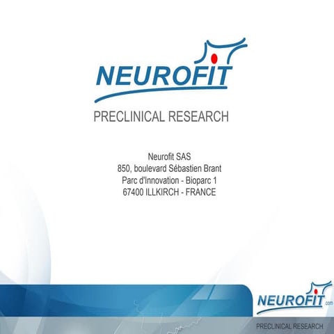 Neurofit pain models and tests | PDF