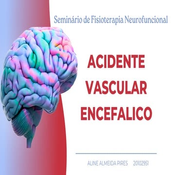 Mapa sobre Acidente Vascular Encefalico Isquêmico ou hemorrágico | PDF