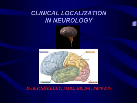 Localization in neurology 2 | PPT