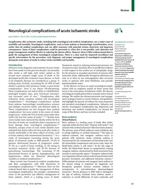 Segmentation and classification techniques used to detect early stroke diagnosis using brain ...