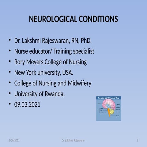 NEUROLOGICAL CONDITIONS FOR CRITICAL CARE AND TRAUMA.pptx