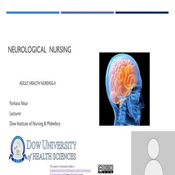 neurological disorder dow university ppt | PPTX