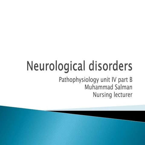 Neurological disorders unit IV prt b.pptx