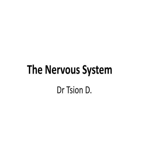EXAMINATION OF THE CENTRAL NERVOUS SYSTEM | PPT