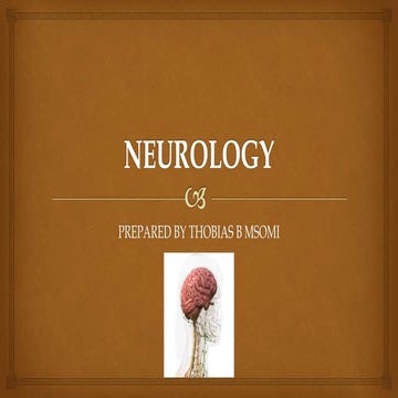 EXAMINATION OF THE CENTRAL NERVOUS SYSTEM | PPT