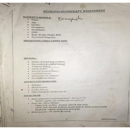 neurology examination assessment pdf yyy | PDF
