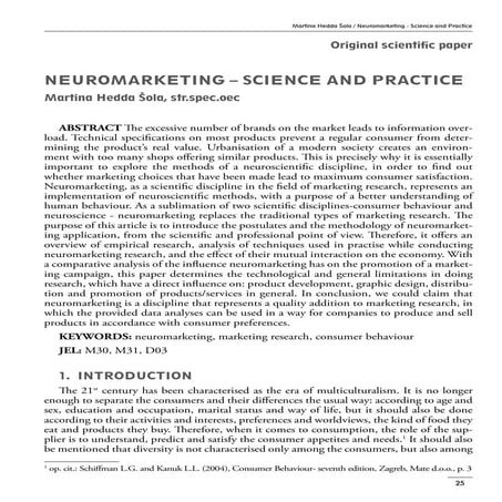 Mindful Neuromarketing Workshop Li Pdf