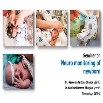 neuromonitoring of a newborn from common nervous system disease ...